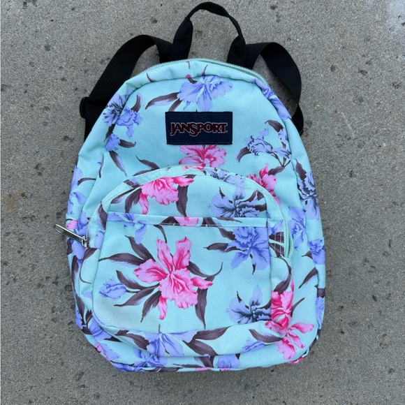 Jansport | Accessories | Jansport Pastel Floral Mini Backpack | Poshmark